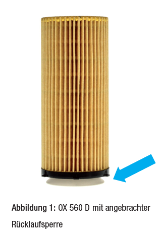 04/2019 - Installation note on oil filter inserts with nonreturn mechanism